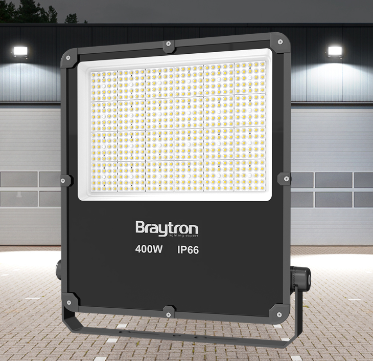 BRY-FLOOD-PL-400W-GRY-6500K-IP66-LED FLOODLIGHT